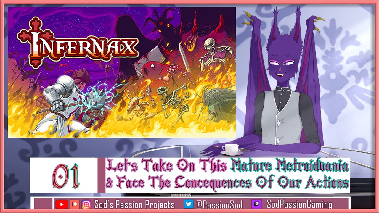 Making Hard Metroidvania Choices In A Infernax Stream [Vtuber] (Furry ...