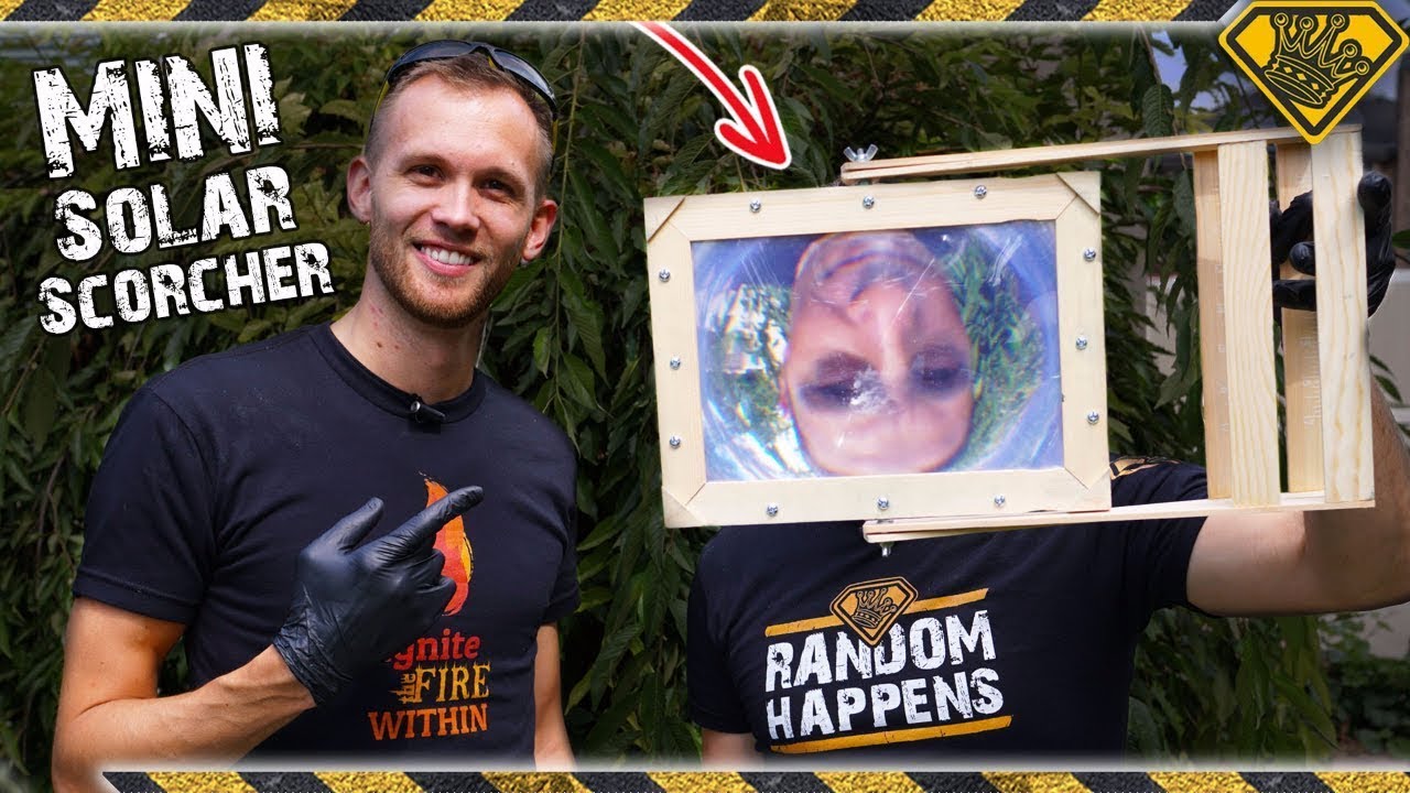 Powerful Desktop "Solar Scorcher"! TKOR Shows You How To Make A Mini ...