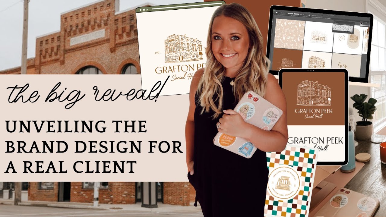 DESIGN WITH ME // Unveiling the Brand Design for a REAL Small Business ...