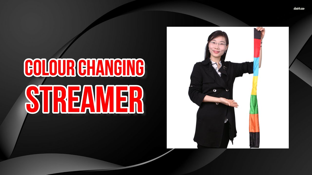 Colour Changing Streamer Value Magic Trick - YouTube