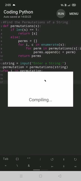 Program To Find The Permutations Of A String In Python Youtube