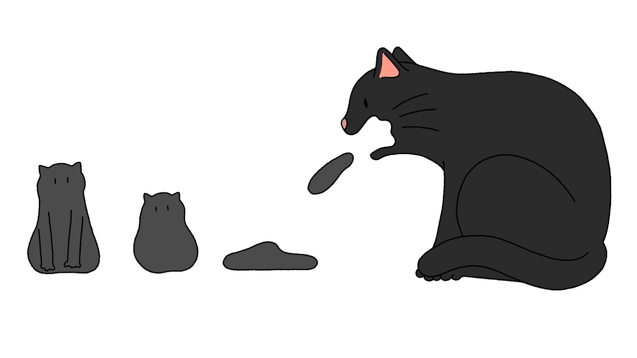 Cat Hairballs (Cat Cartoon, Animation) - YouTube