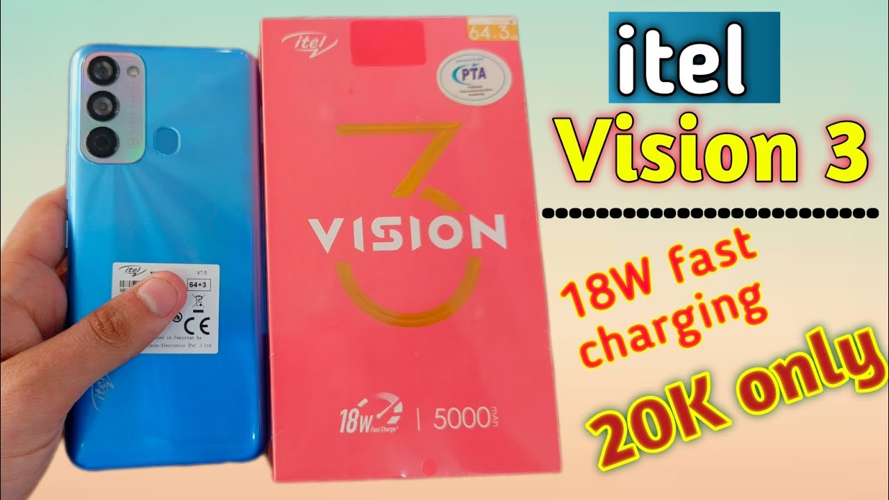 itel Vision 3📱Unboxing | price in Pakistan? Best Budget phone | 18W ...