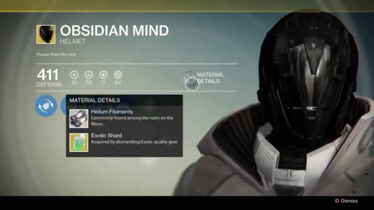 Destiny Obsidian Mind in action // New DLC Warlock exotic helmet - YouTube