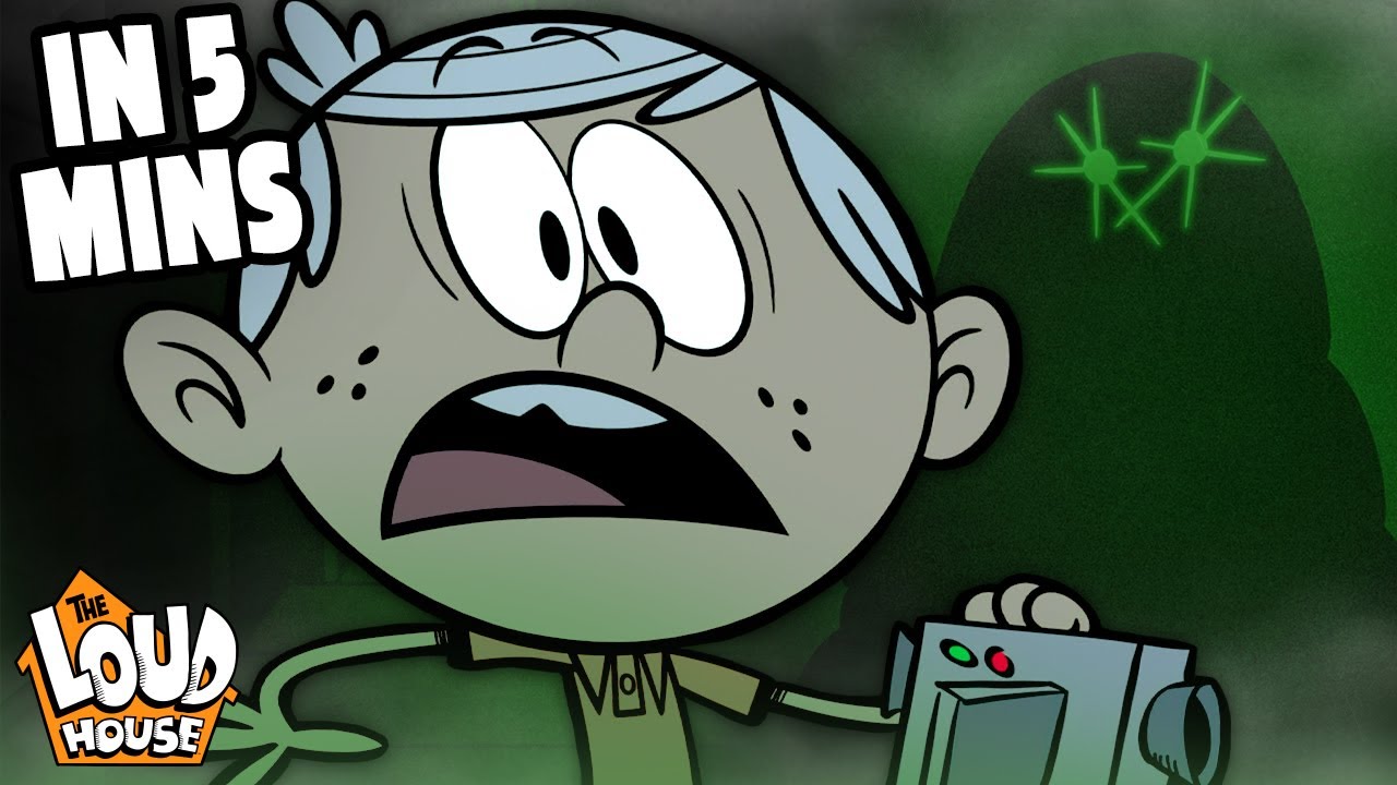 Ghost In The Basement! 'Left In The Dark' In 5 Minutes | The Loud House ...