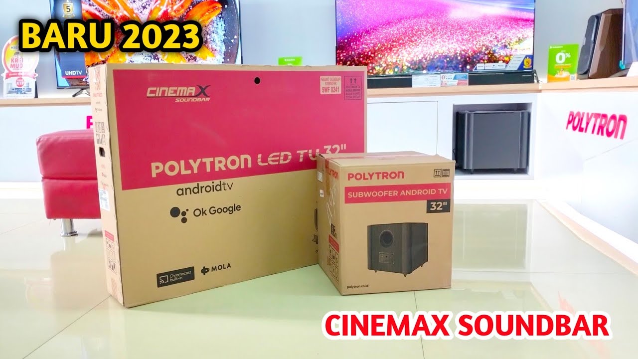Unboxing, Review & Setting TV Android Polytron PLD 32BAG9858 - YouTube