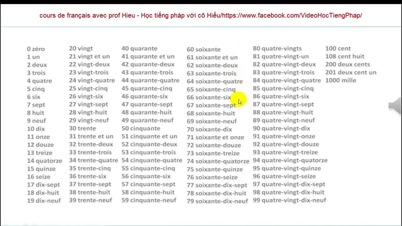 Compter les nombres 1 -1000 - YouTube