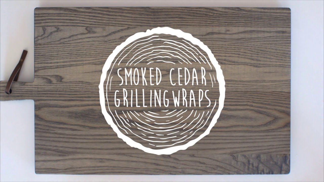 Velata Smoked Cedar Grilling Wraps - Infuse Smoky Flavor - YouTube