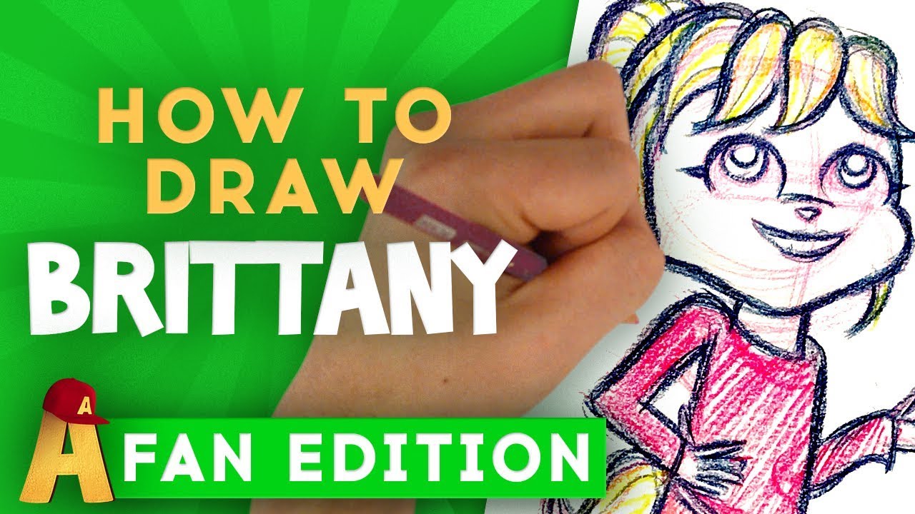 How To Draw Brittany | The Chipmunks Channel - YouTube