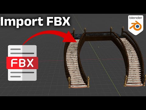 How to Import FBX File With Textures In Blender in 1 Minute