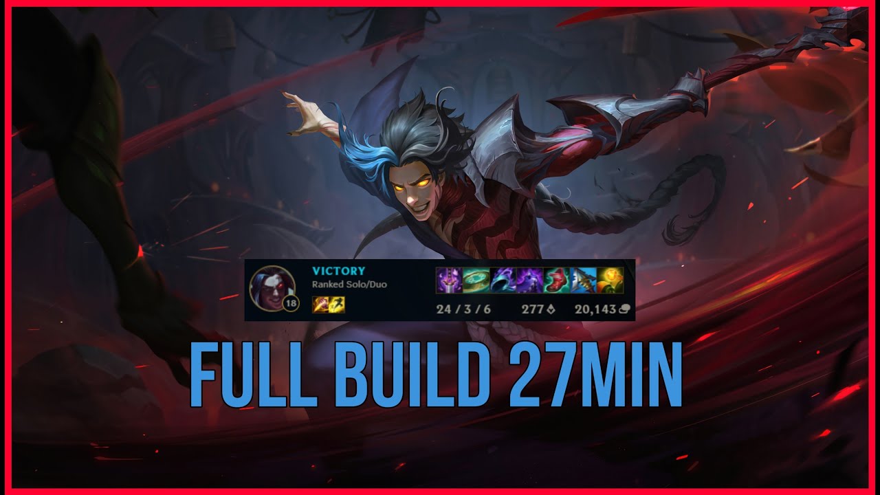 BLUE KAYN FULL BUILD IN 27 MINS - YouTube