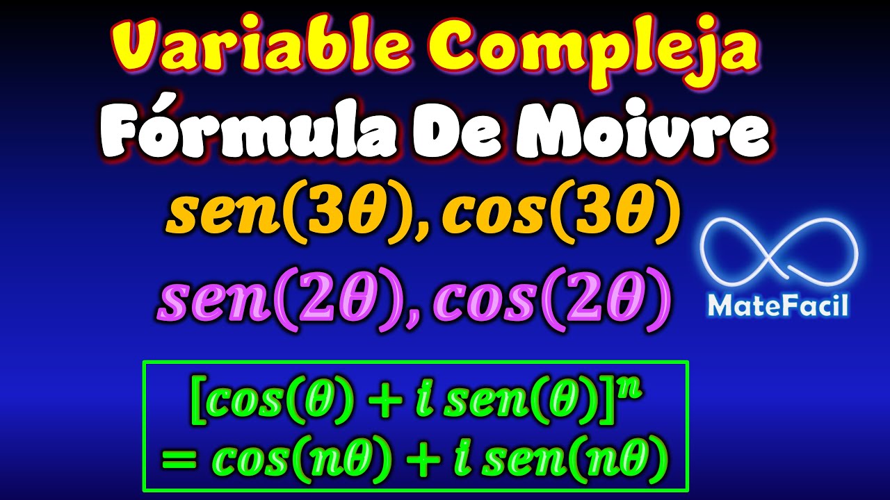 Identidades de ángulo Doble y Triple con Fórmula De Moivre | Variable ...