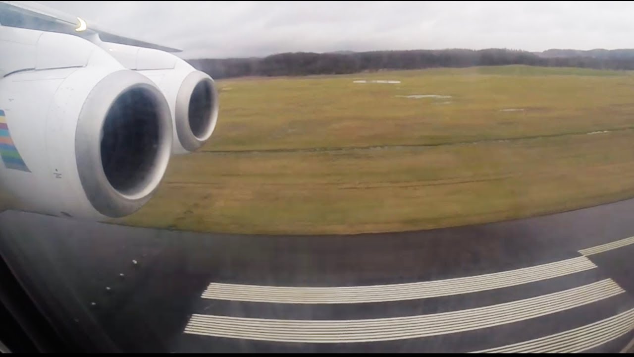 Got to LOVE 4 Engines!!! Avro RJ100 (BAe 146-300) Passenger View ...