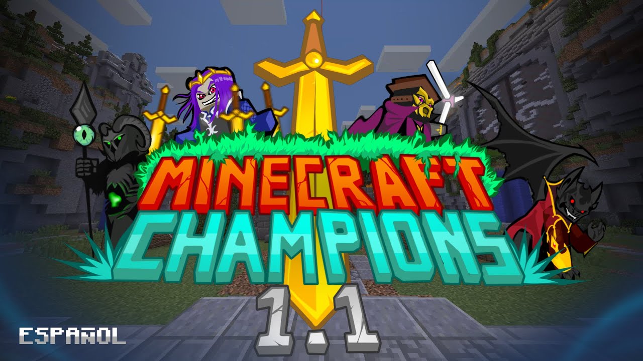 MINECRAFT VANILLA MOBA - Minecraft Champions 1.1 - Trailer Oficial (1.12.2) - YouTube