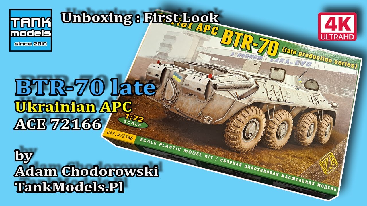 Unboxing #171 - BTR-70 late - ACE 72166 - YouTube