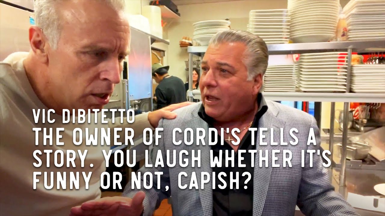 The owner of Cordi’s tells a story. You laugh whether it’s funny or not ...