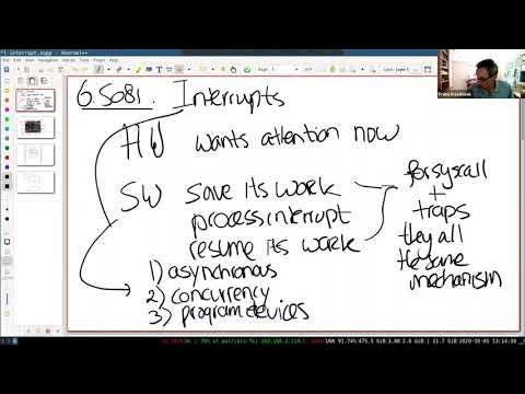 6 S081 Fall 2020 Lecture 9 Interrupts - YouTube