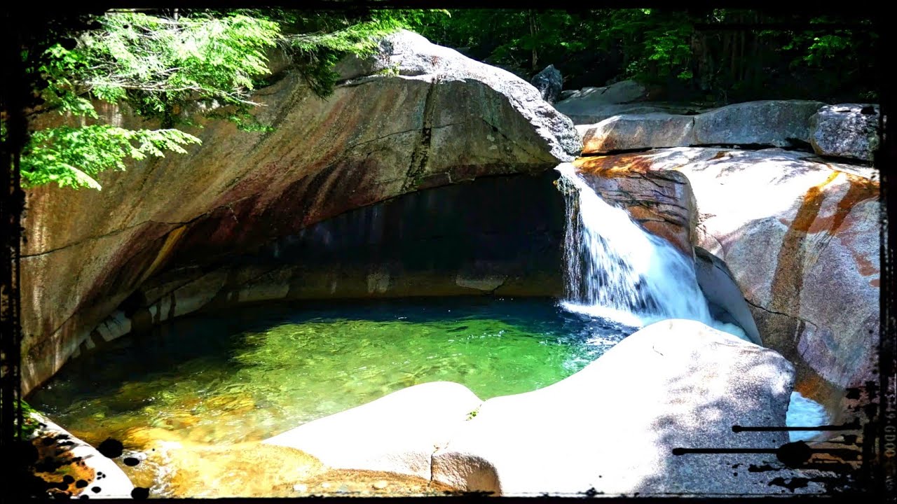 SECRETS of the Basin Cascades Trail (New Hampshire) - YouTube