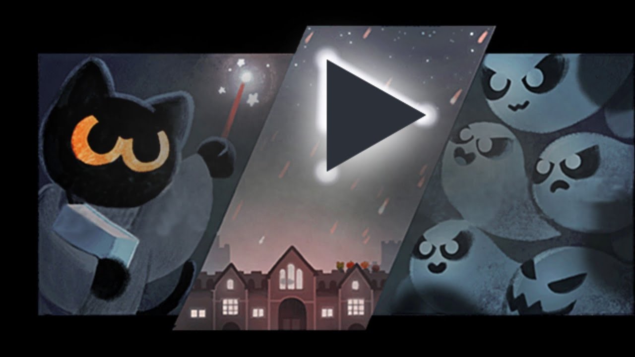 Google doodle halloween 2016 chapter 1 mobile gameplay - YouTube