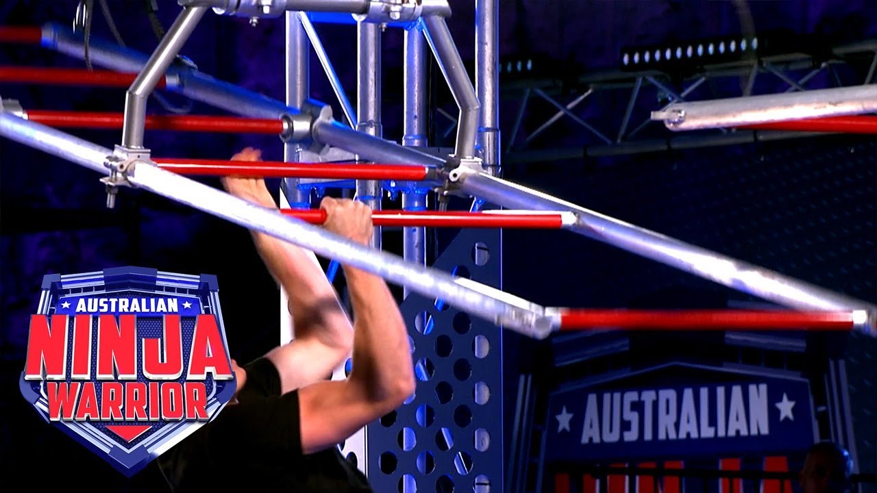 Double Tilt Ladder | Australian Ninja Warrior 2018 - YouTube