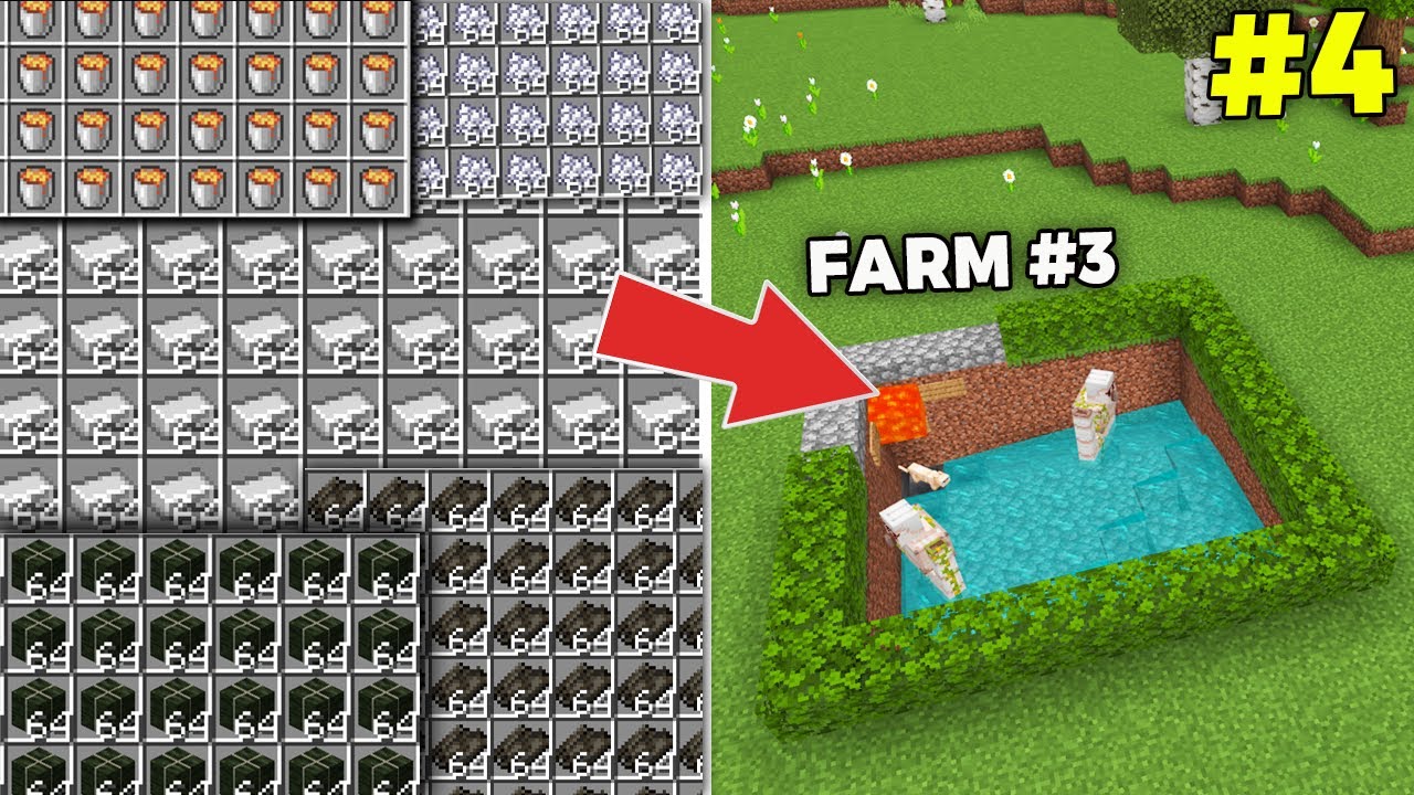 I MADE EVERY STARTER FARM | MINECRAFT PE #4 - YouTube