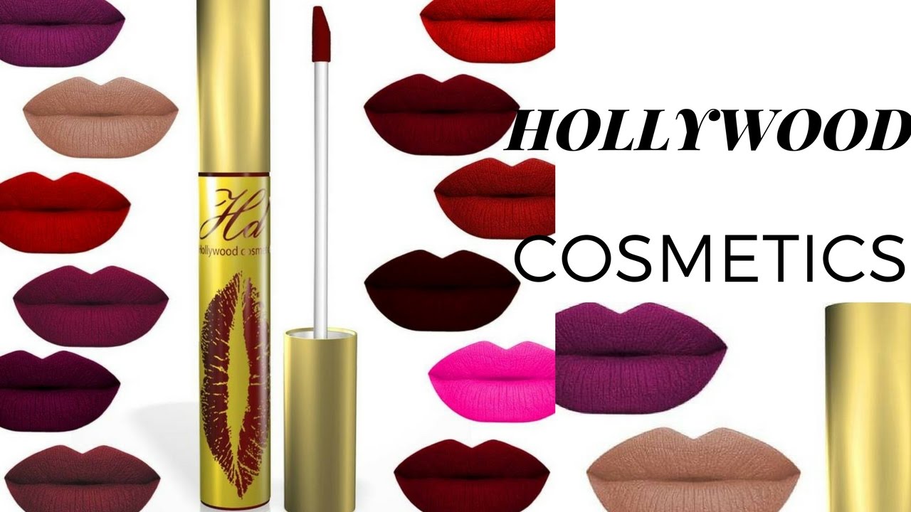 RESEÑA LABIALES MATE/HOLLYWOOD COSMETICS - YouTube