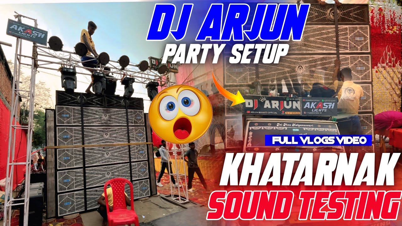 Dj Arjun Party Setup In Taranga Basti Dugda //Bigg Daddy Setup Dj Arjun ...