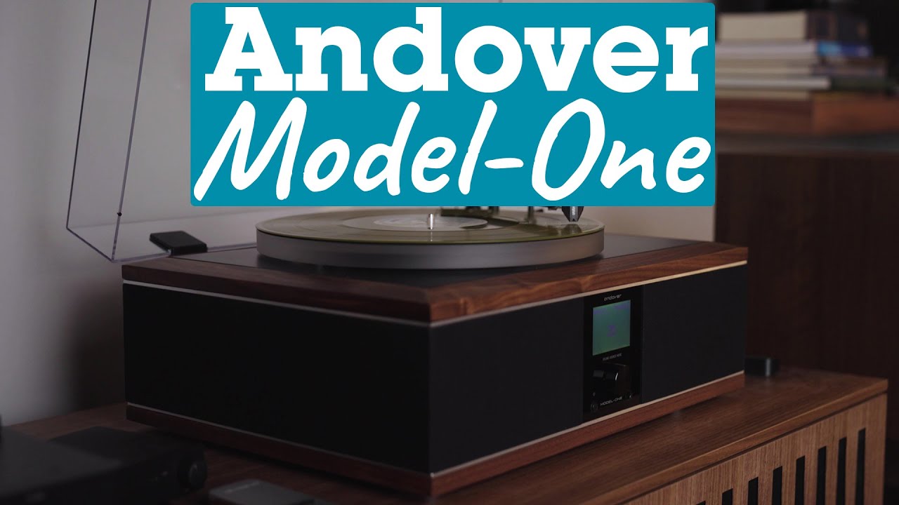 Andover Audio Model-One turntable with built-in speakers and Bluetooth ...