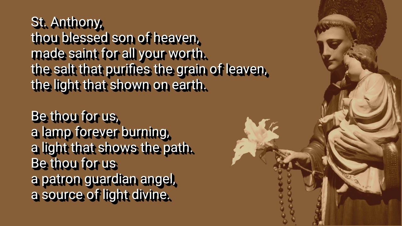 St. Anthony Hymn Singalong Manila - YouTube