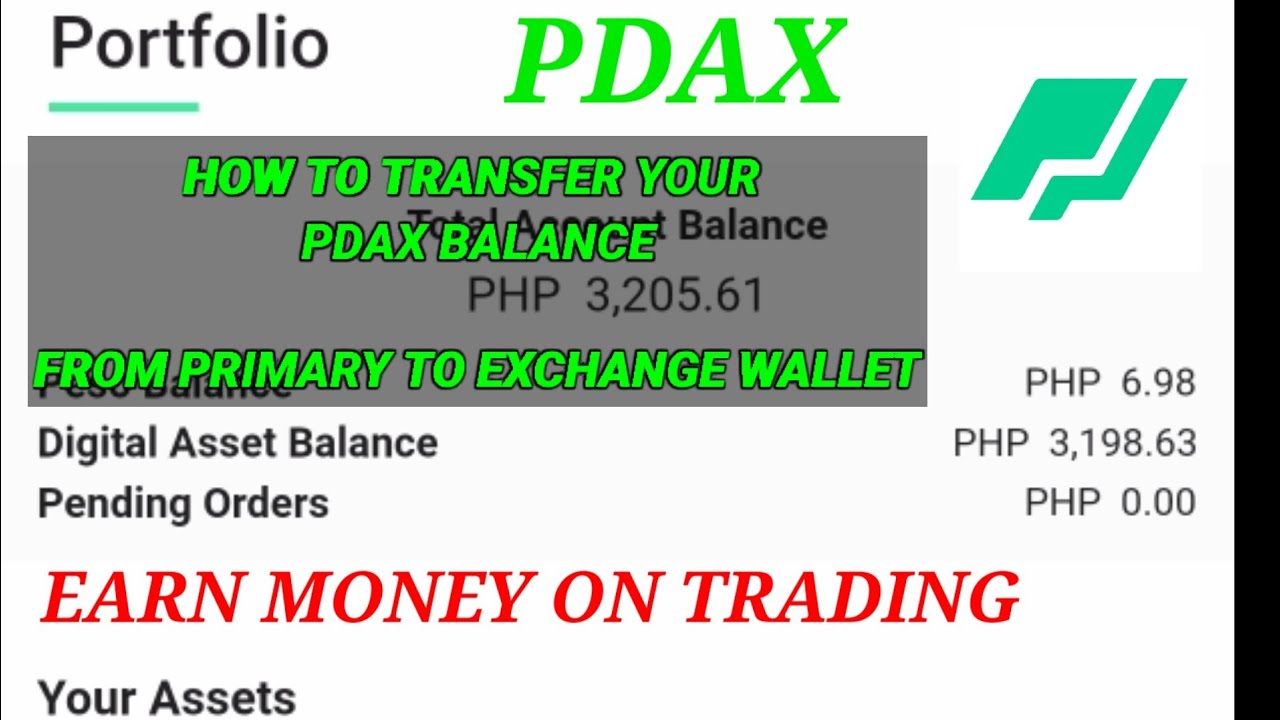 HOW TO TRANSFER YOUR PDAX BALANCE FROM PRIMARY WALLET TO EXCHANGE ...