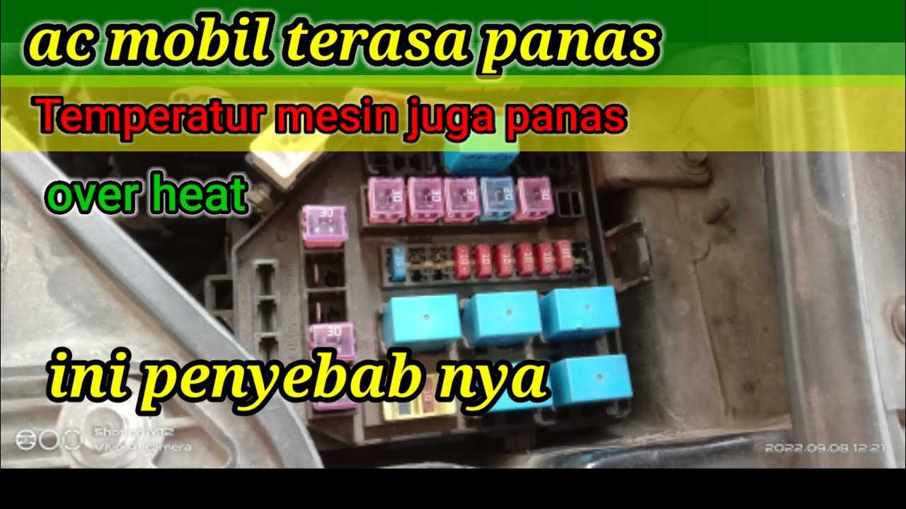 penyebab ac mobil panas dan mesin overheat temperatur naik # ...