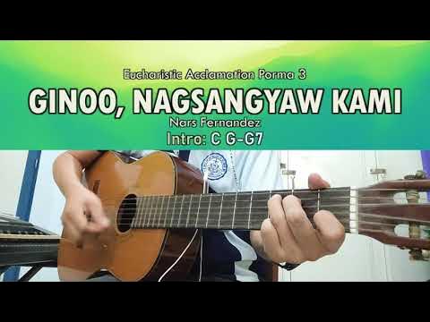 Ginoo, Nagsangyaw Kami - Porma 3 - Guitar Chords - YouTube