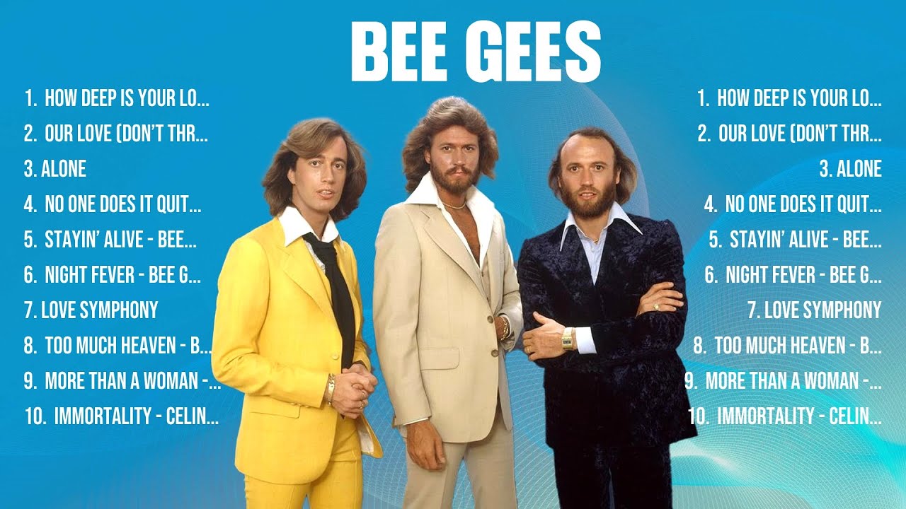 Bee Gees Top Hits Popular Songs Top 10 Song Collection - YouTube