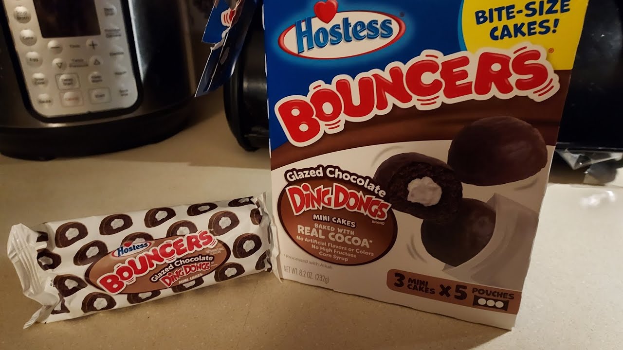 Josh's Snack & Candy Reviews Hostess BOUNCERS Glazed Chocolate Ding ...