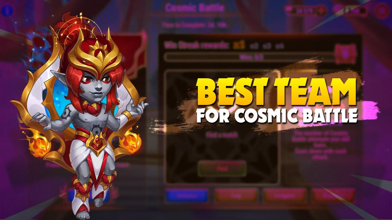 Top 3 Best team for cosmic battle in hero wars - YouTube