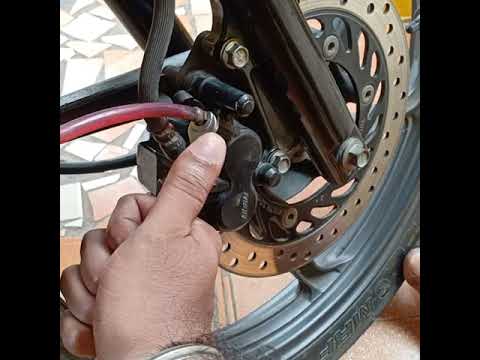 Disk brake air lock problem | How to remove air lock at home without ...