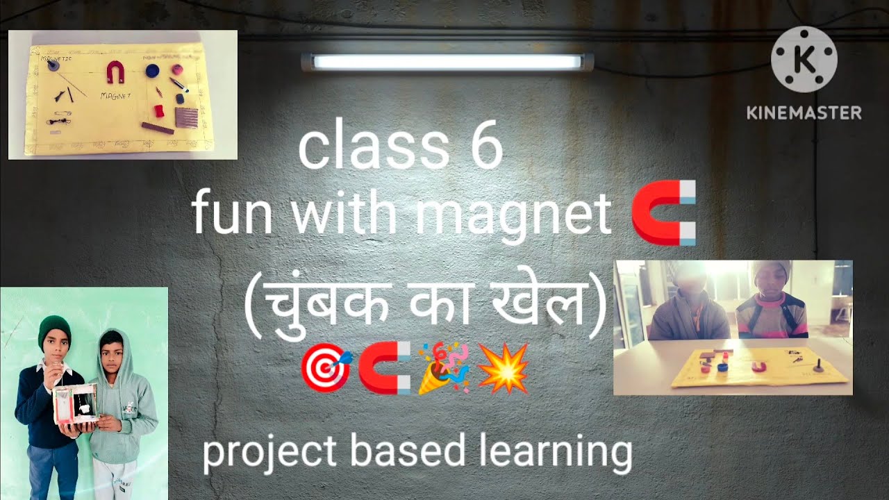 fun with magnet 🧲 class 6 project based learning #motivation #science # ...