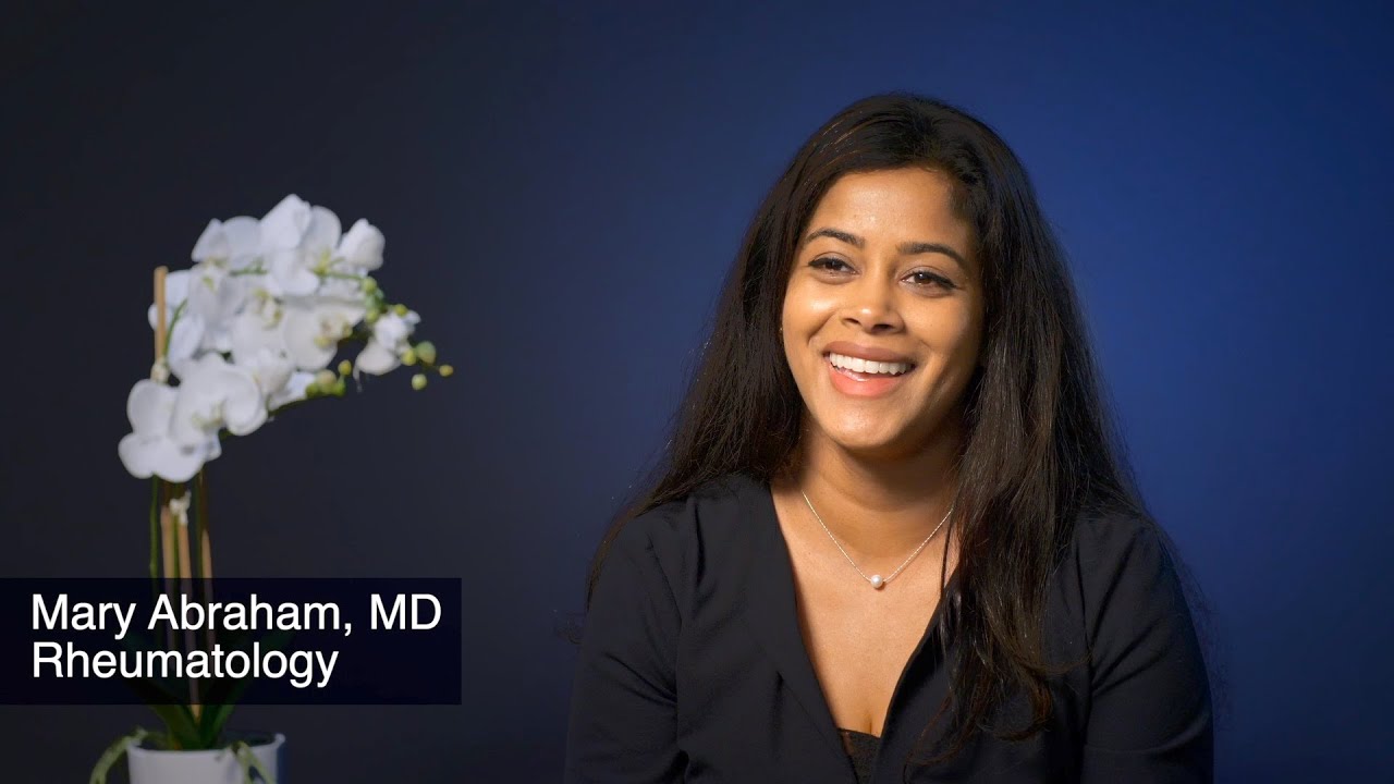 Meet Mary Abraham, MD, Rheumatology - YouTube