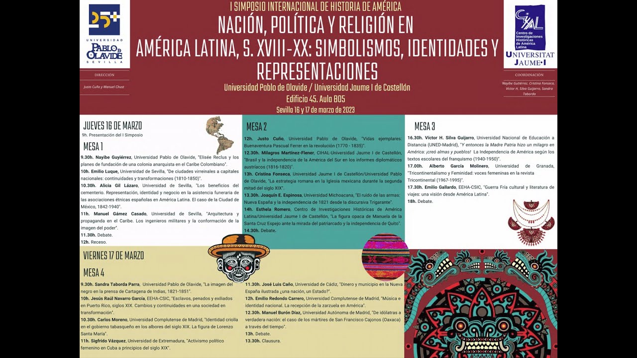 I Simposio Internacional de Historia de América... S. XVIII-XX | UPO ...