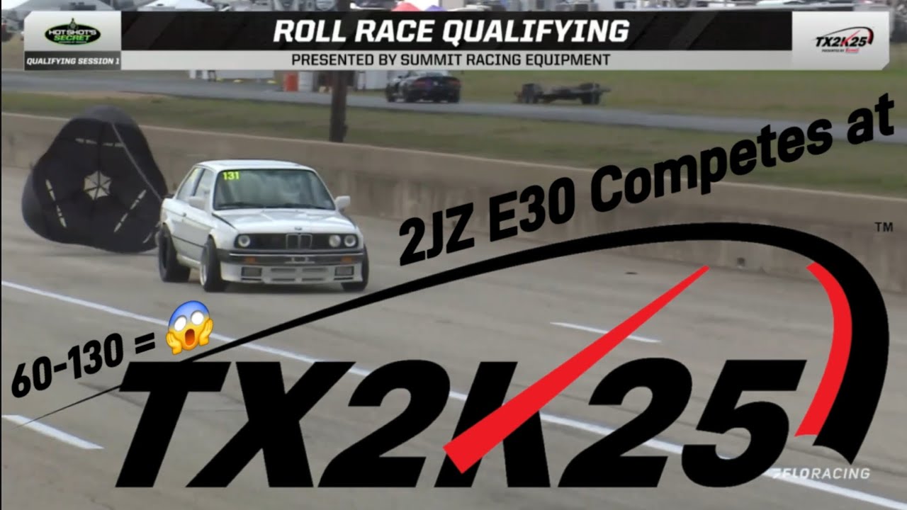 Competing at TX2K25 in the 2JZ DCT Swapped E30 + New Personal Best 60 ...