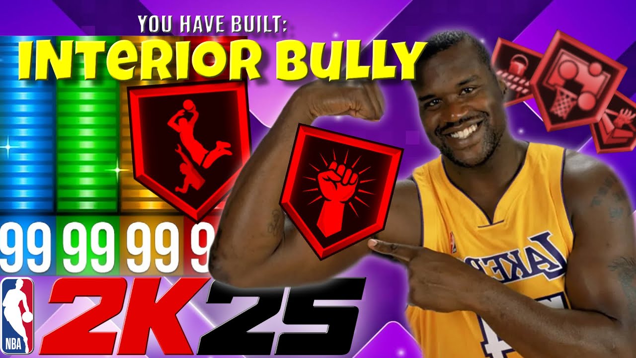 I MADE THE MOST DOMINANT SHAQ BUILD ON 2K25 - YouTube