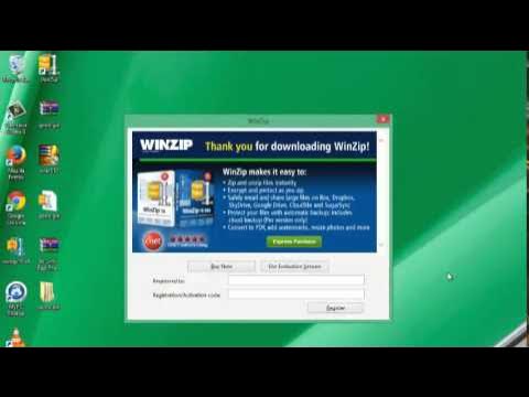 How To Zip Files Using WinZip - YouTube