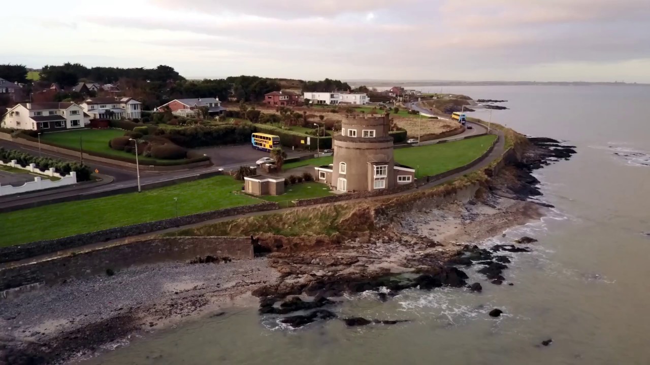 Exploring Ireland: Portmarnock Beach drone footage. - YouTube