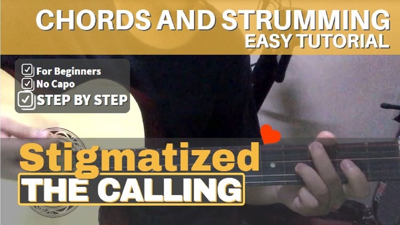 The Calling - Stigmatized | Easy Guitar Tutorial for Beginners | Step ...