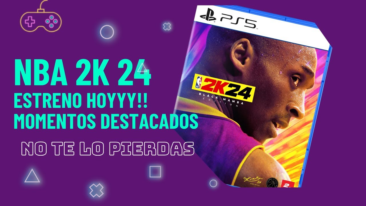 NBA 2K 24 GRAN LANZAMIENTO Gameplay PS4 PS5 - YouTube