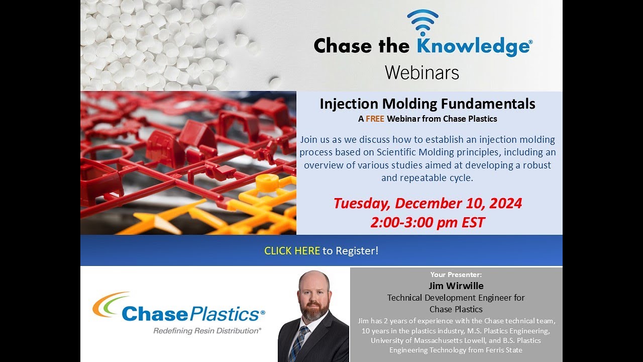 Injection Molding Fundamentals - a FREE Webinar from Chase Plastics ...