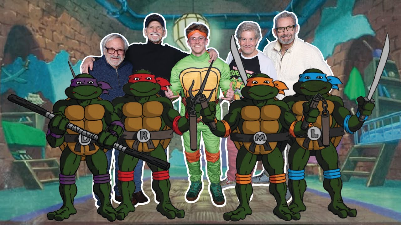 Meeting THE '87 NINJA TURTLES!?!? - YouTube
