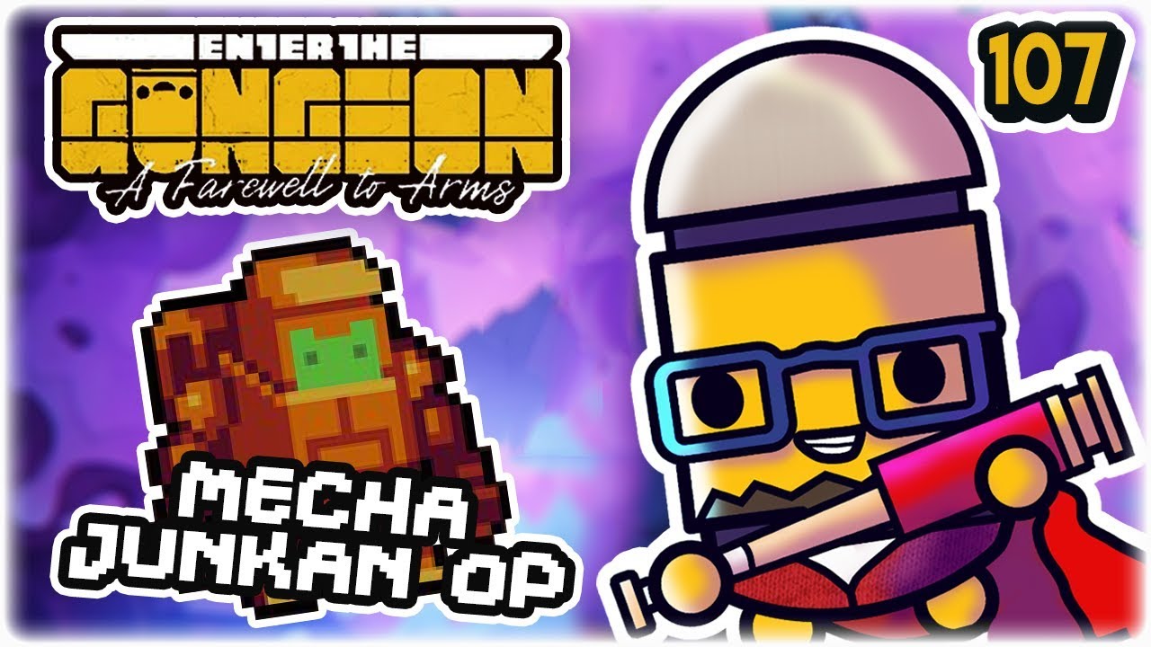 Gold Mecha Junkan | Part 107 | Let's Play: Enter the Gungeon: Farewell ...
