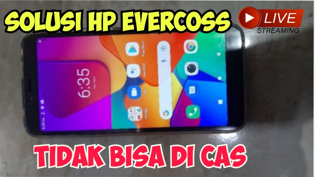 live! Servis HP Evercoss Tidak Bisa Dicas | HP Panas Saat Dicas - YouTube