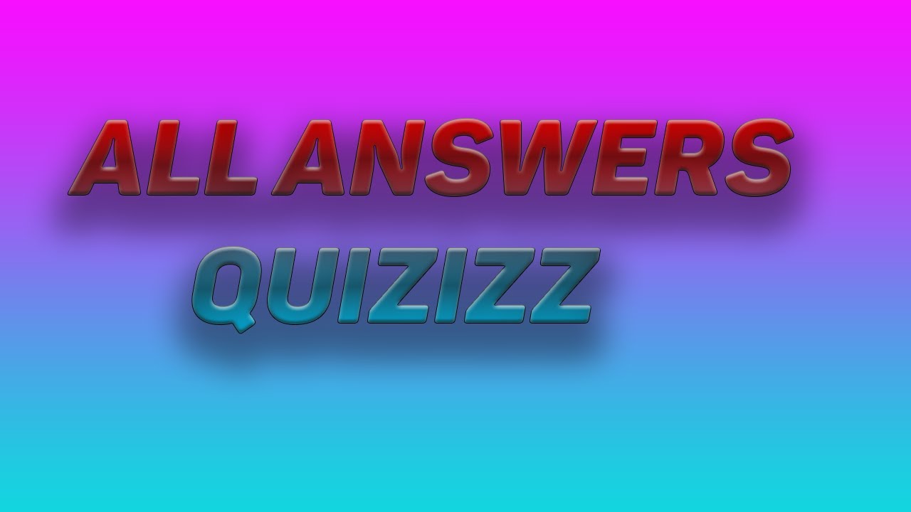 How To Get All Answers to Quizizz - YouTube